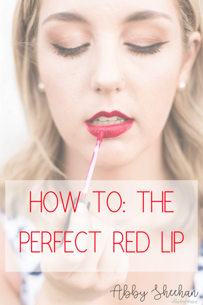 The Absolutely Perfect Red Lip - Abby Sheehan Makeup