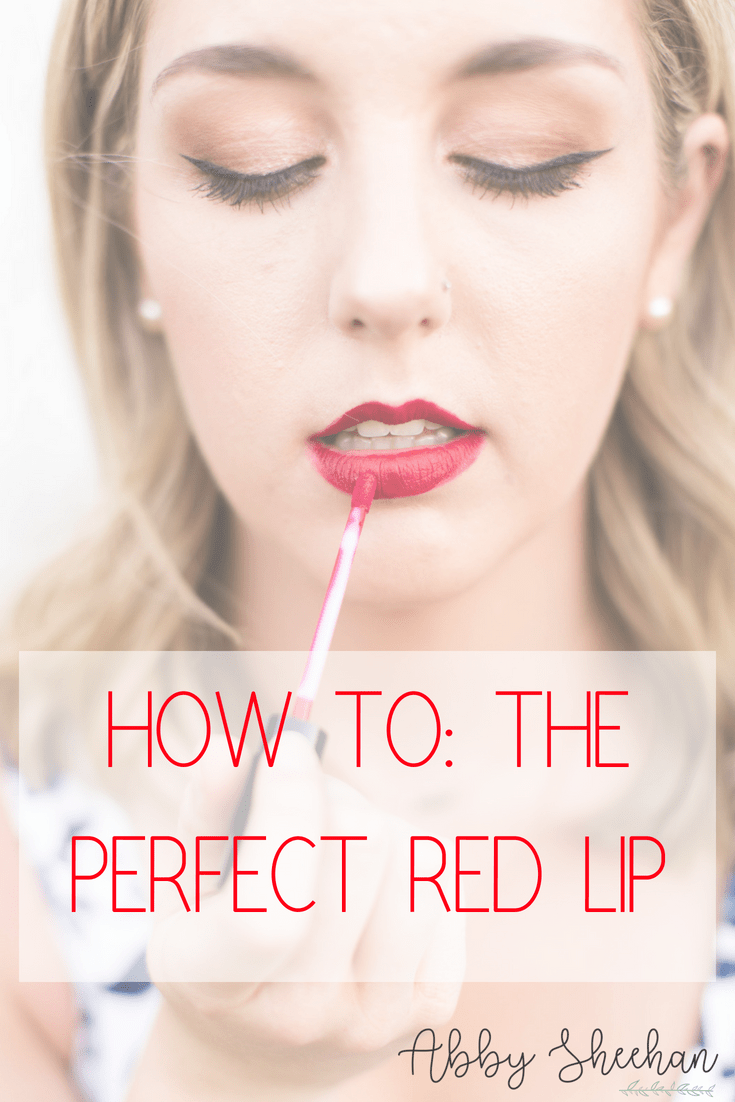 The Absolutely Perfect Red Lip - Abby Sheehan Makeup